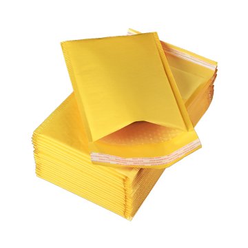 Yellow Kraft Paper Mailer Bag